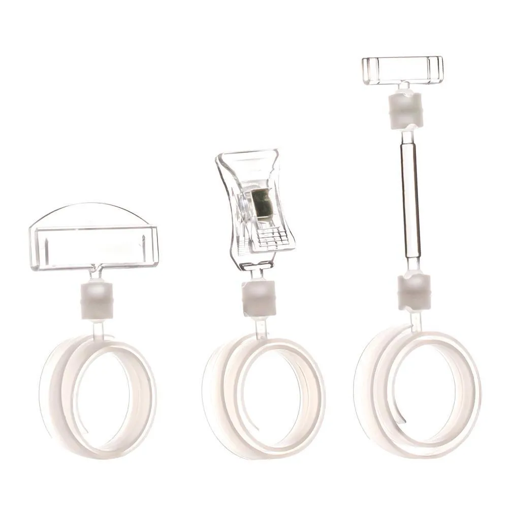 Wholesale Plastic Price Tag Sign Card Display Clips Holders For Pipes ...