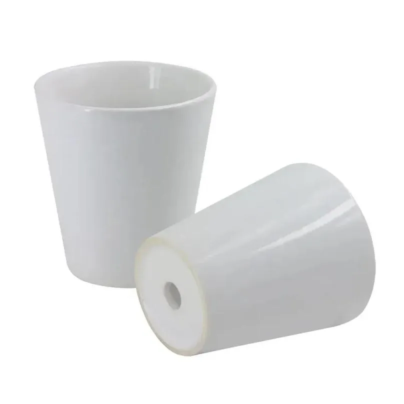 12oz Ceramic Flower Pot For Sublimation Heat Pressing White Graden Gome ...