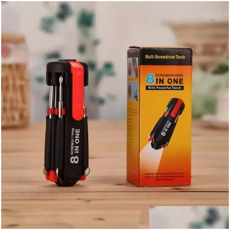 DHgate.com:8-in-1 Multi-Functional LED Screwdriver Set with 6 Bright ...