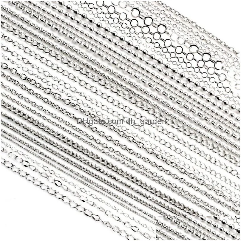DHgate.com:5 Meters Stainless Steel Necklace Chain for DIY Jewelry ...