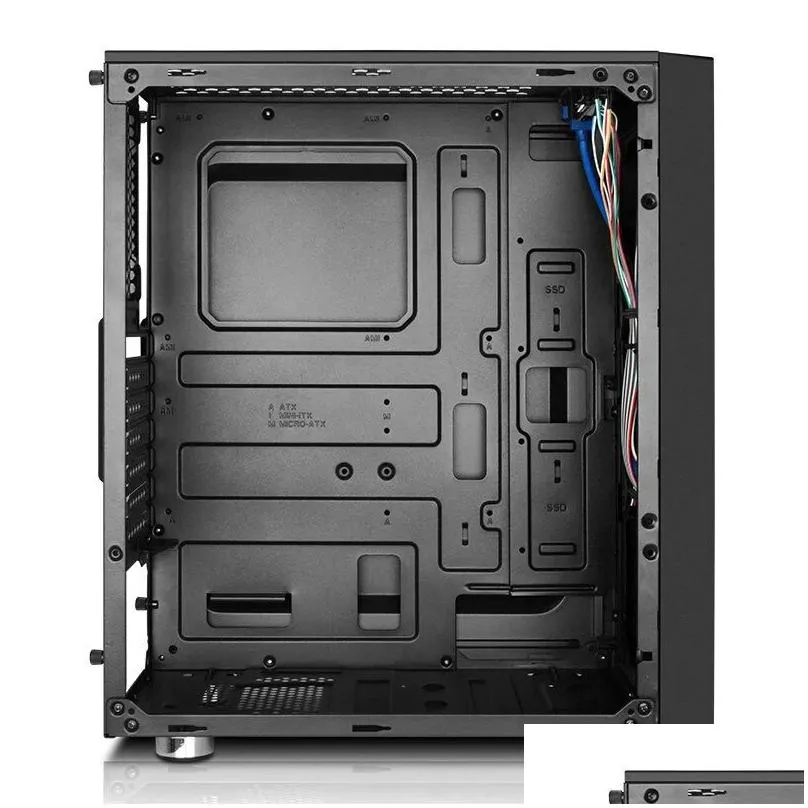 Cajas De Computadora Atx Gaming Case Desktop Mainframe Back Line ...