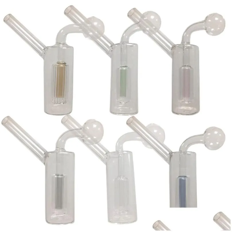 Mini Glass Bubbler Oil Burner With Percolator Diffuser For Portable ...