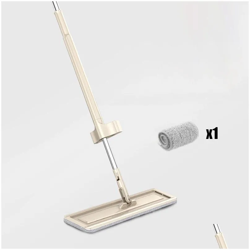 Magic Self Cleaning Squeeze Vacuum Mop Microfiber Spin And Go Flat For ...