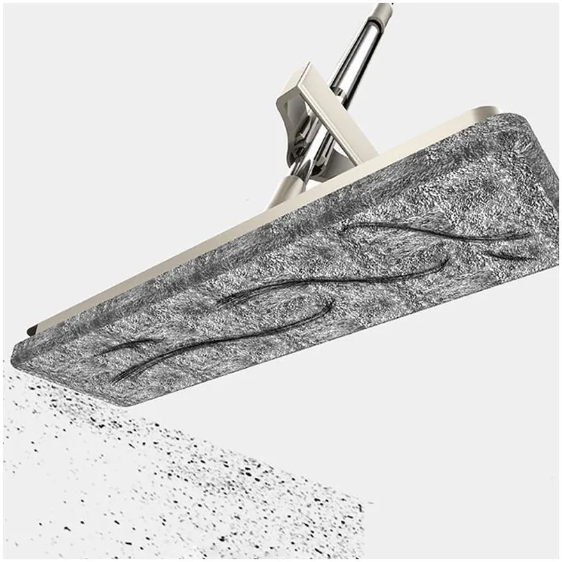 Magic Self Cleaning Squeeze Vacuum Mop Microfiber Spin And Go Flat For ...
