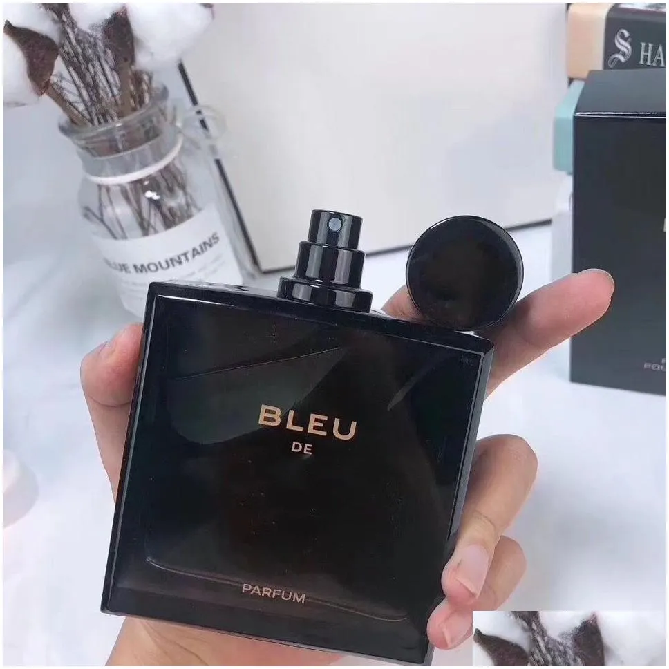 Solid Perfume: Luxury Brand Bleu De Pour Homme 100ml Spray, Good Smell ...