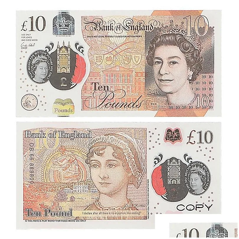 Novelty Games Prop Money Copy Game Uk Pounds Gbp Bank 10 20 50 Notes ...