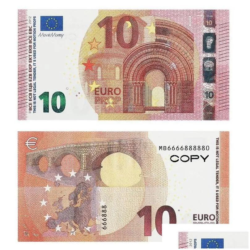 Propções De Dinheiro Falso Para O Halloween 10, 20, 50, 100 Euros Bills ...