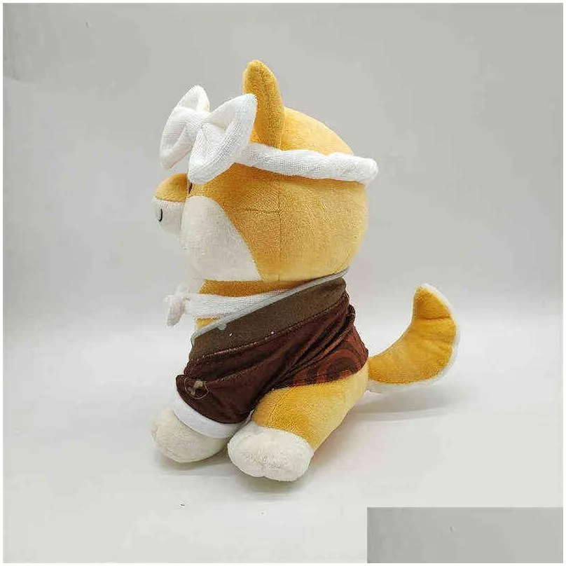 لعبة Plush Dolls Game Genshin Impact Xiangling Guoba Guoba Raccoon Bear ...