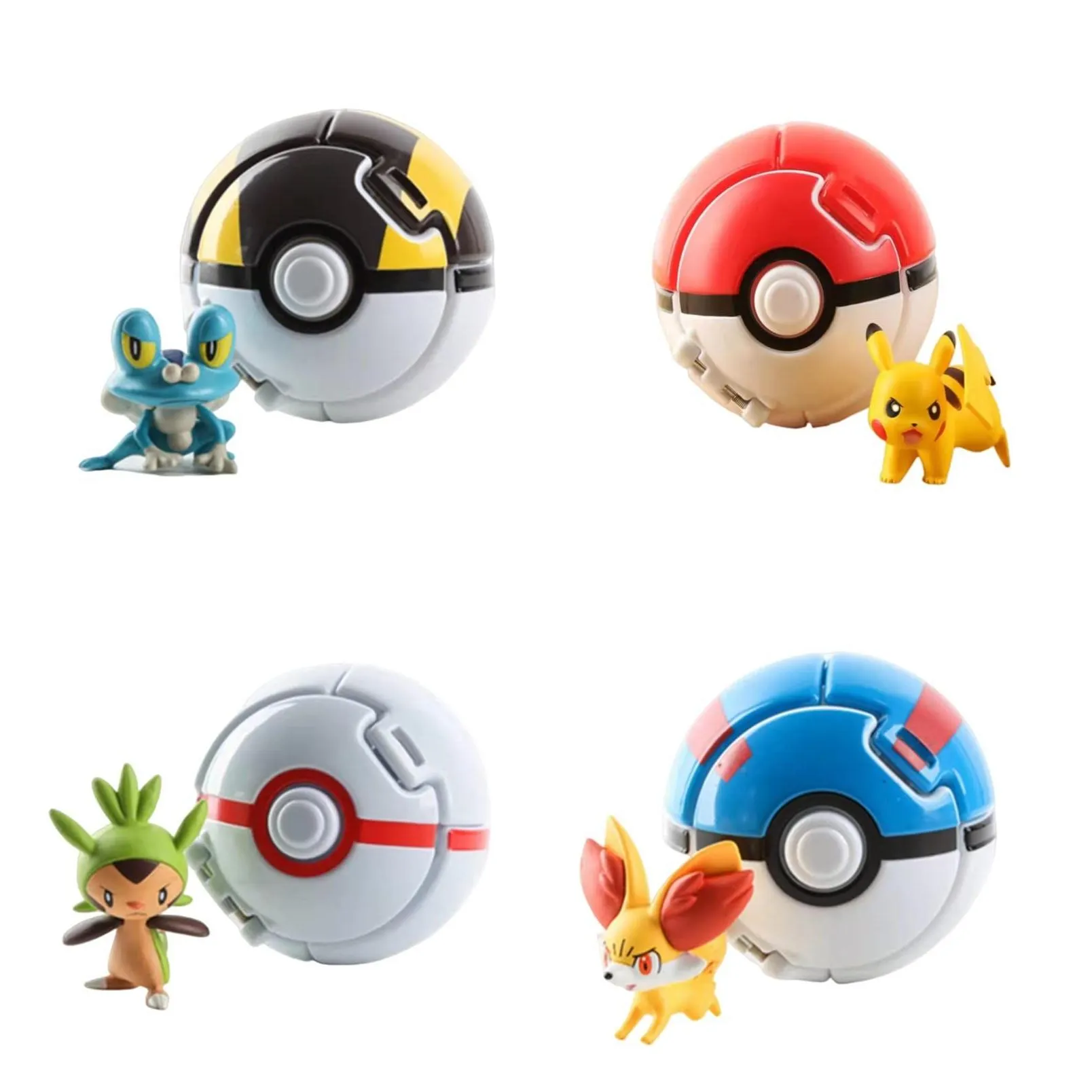 L pokeball ball Collection Complete Set - Movie TV Plush Toy with ...