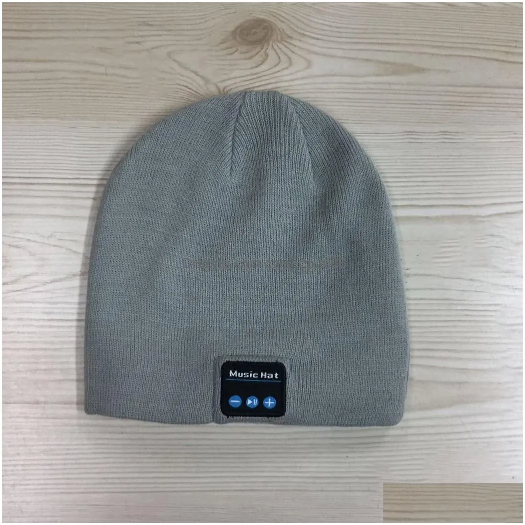 Bluetooth Beanie Music Hat - Wireless Winter Knit Cap with Headphones ...