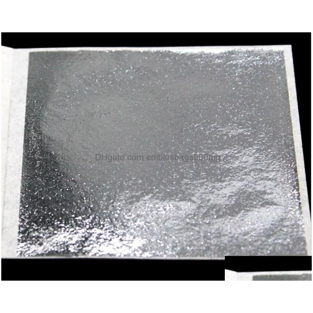 100 Sheets Of Practical K Pure Shiny Gold Leaf For Gilding, Funiture ...