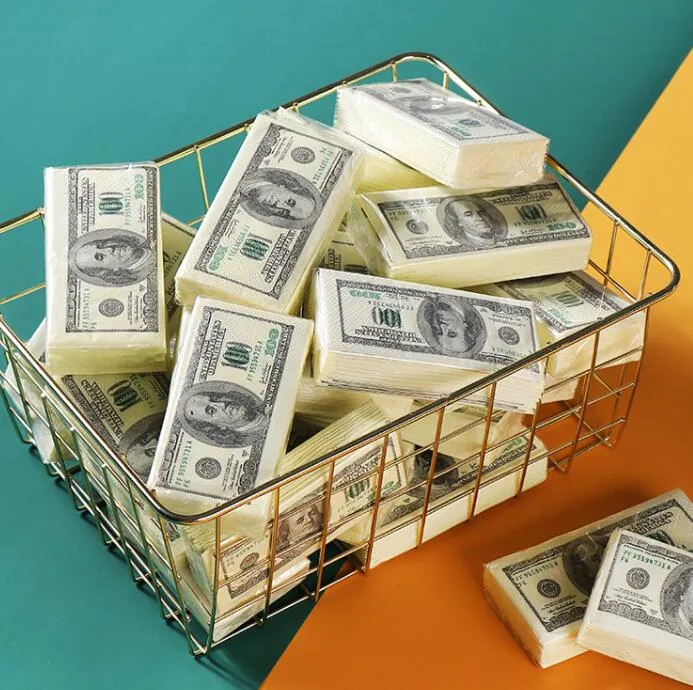 DHgate.com:100 Bills Stack Copy Drop Delivery Napkin Money Fl Print 2 ...