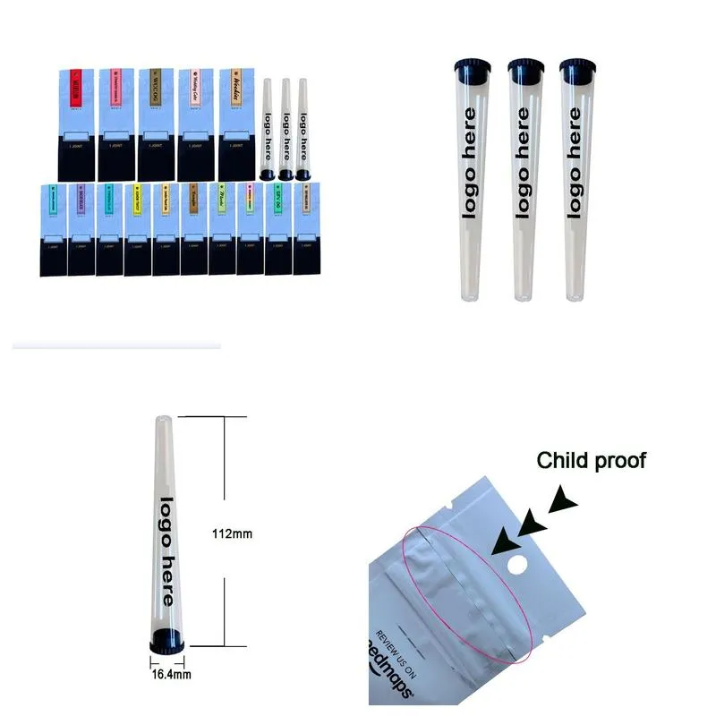 DHgate.com:3Pcs White Cured Joints Pre-Roll Pre-Rolled Tubes | Plastic ...