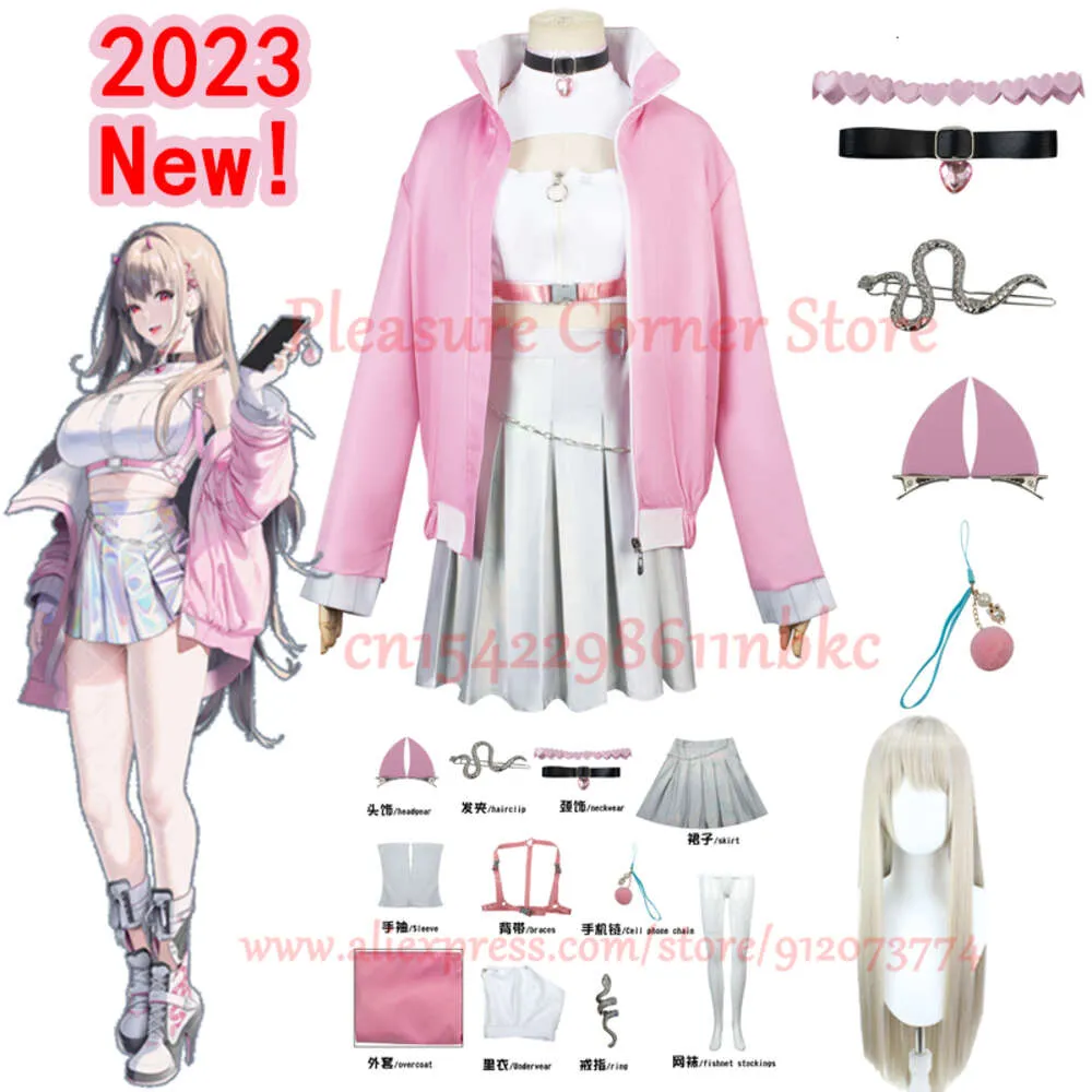 Nikke Viper Goddess Of Victory Cosplay Costume Set With Wigs And Skirt ...