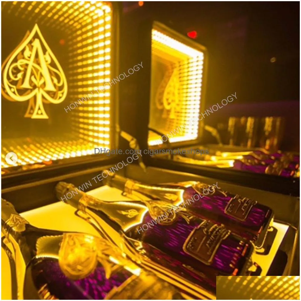 DHgate.com:Rechargeable Gold LED Champagne Glorifier Display Stand for ...