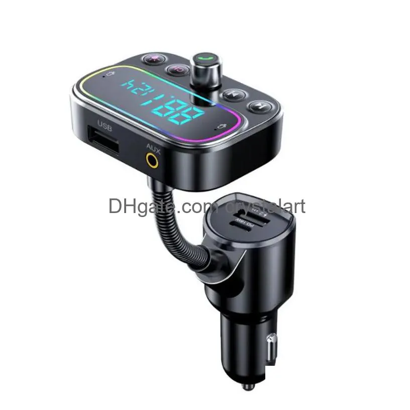 DHgate.com:T67 Bluetooth FM Transmitter with Hands-Free Calling, AUX/USB Music Player, PD Fast ...