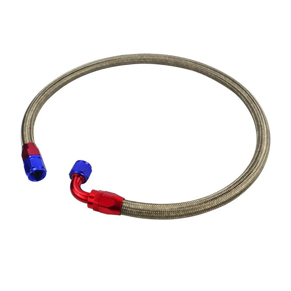 DHgate.com:Stainless Steel Braided Fuel Oil Line with AN Straight ...