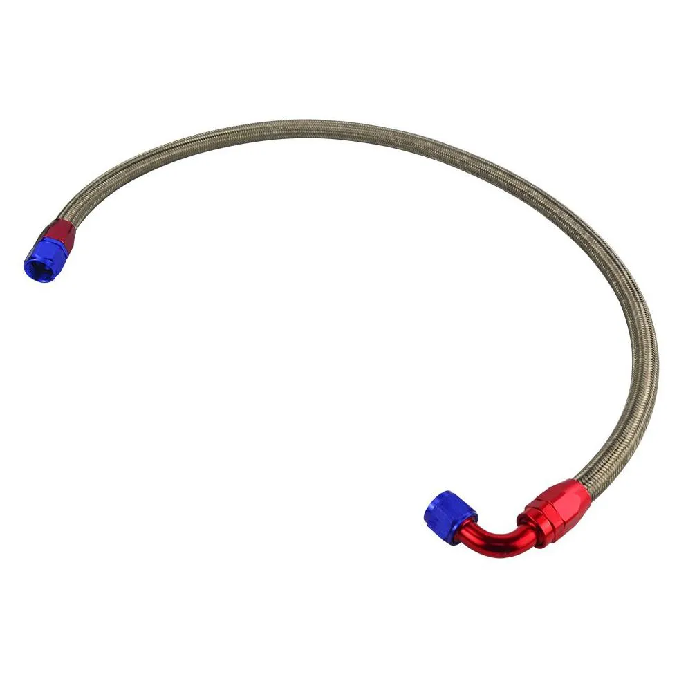 DHgate.com:Stainless Steel Braided Fuel Oil Line with AN Straight ...