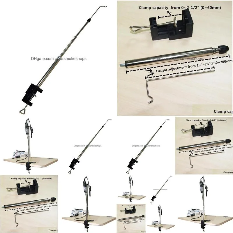 Dremel Holder Hanger with Adjustable Stand Clamp for Rotary Tools Sturdy Organizer for Accessories at Home Workshop