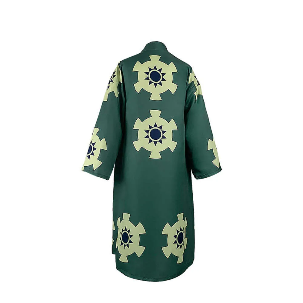 Anime Roronoa Zoro Cosplay Costume, Kimono Robe Full Set Tenfit Pour ...
