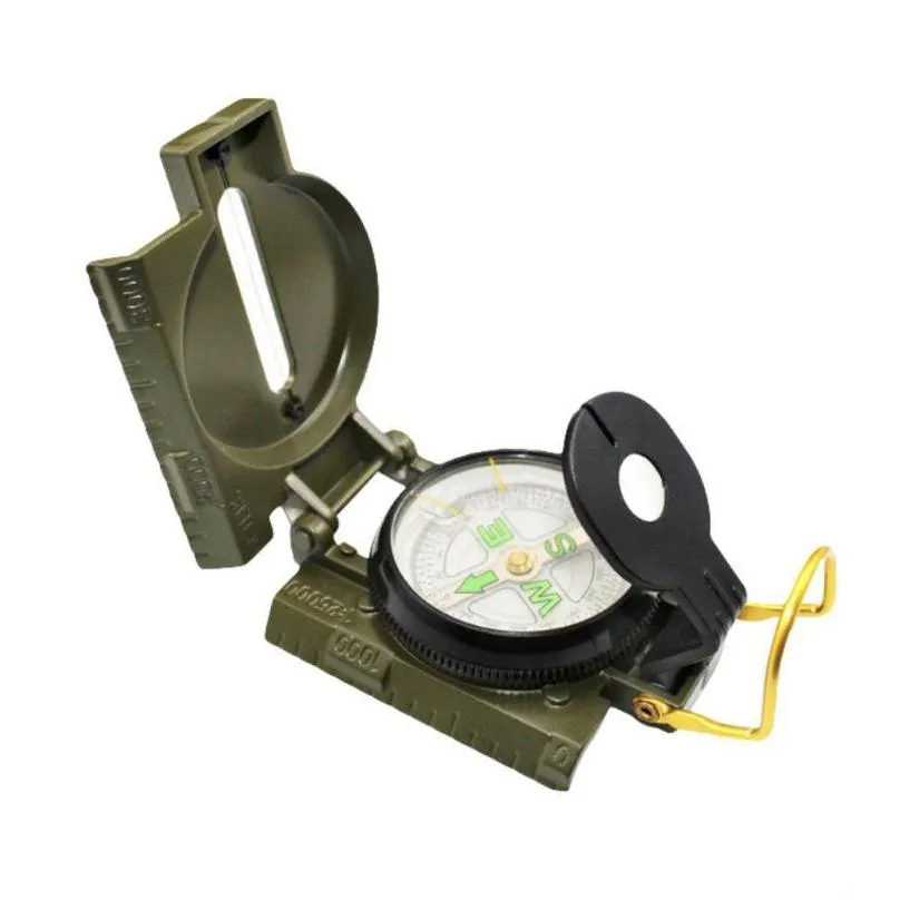 DHgate.com:Mti Tool Portable Folding Compass, Military Climbing Metal ...