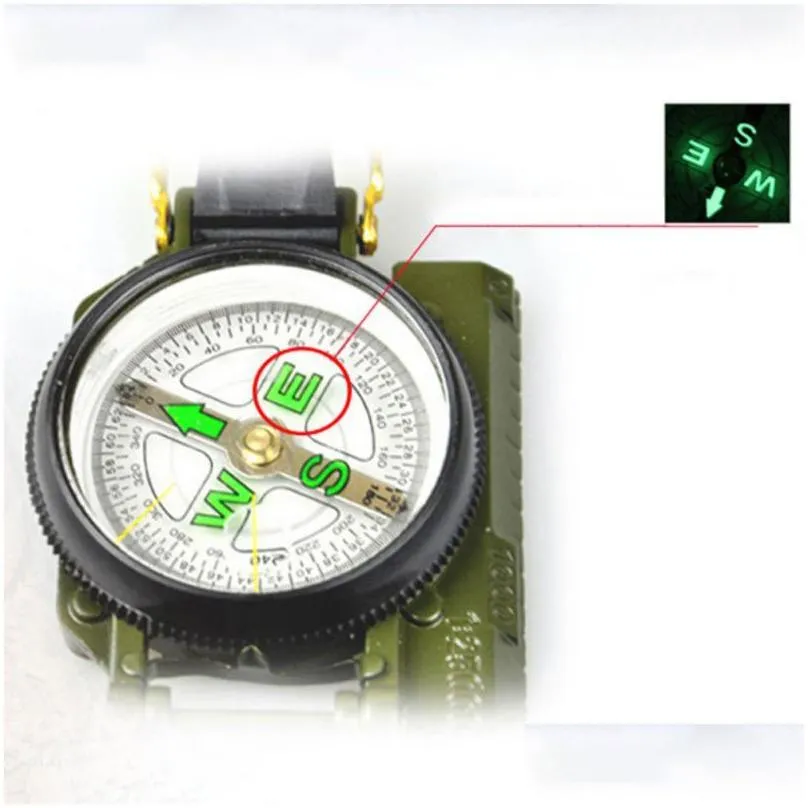 DHgate.com:Mti Tool Portable Folding Compass, Military Climbing Metal ...
