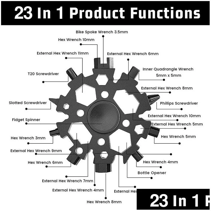 DHgate.com:23-in-1 Snowflake Multitool with Fidget Spinner - Christmas ...