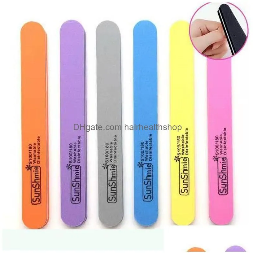 DHgate.com:Nail Files 2024 Sponge Strips, Rubbing Long Round Sponges ...
