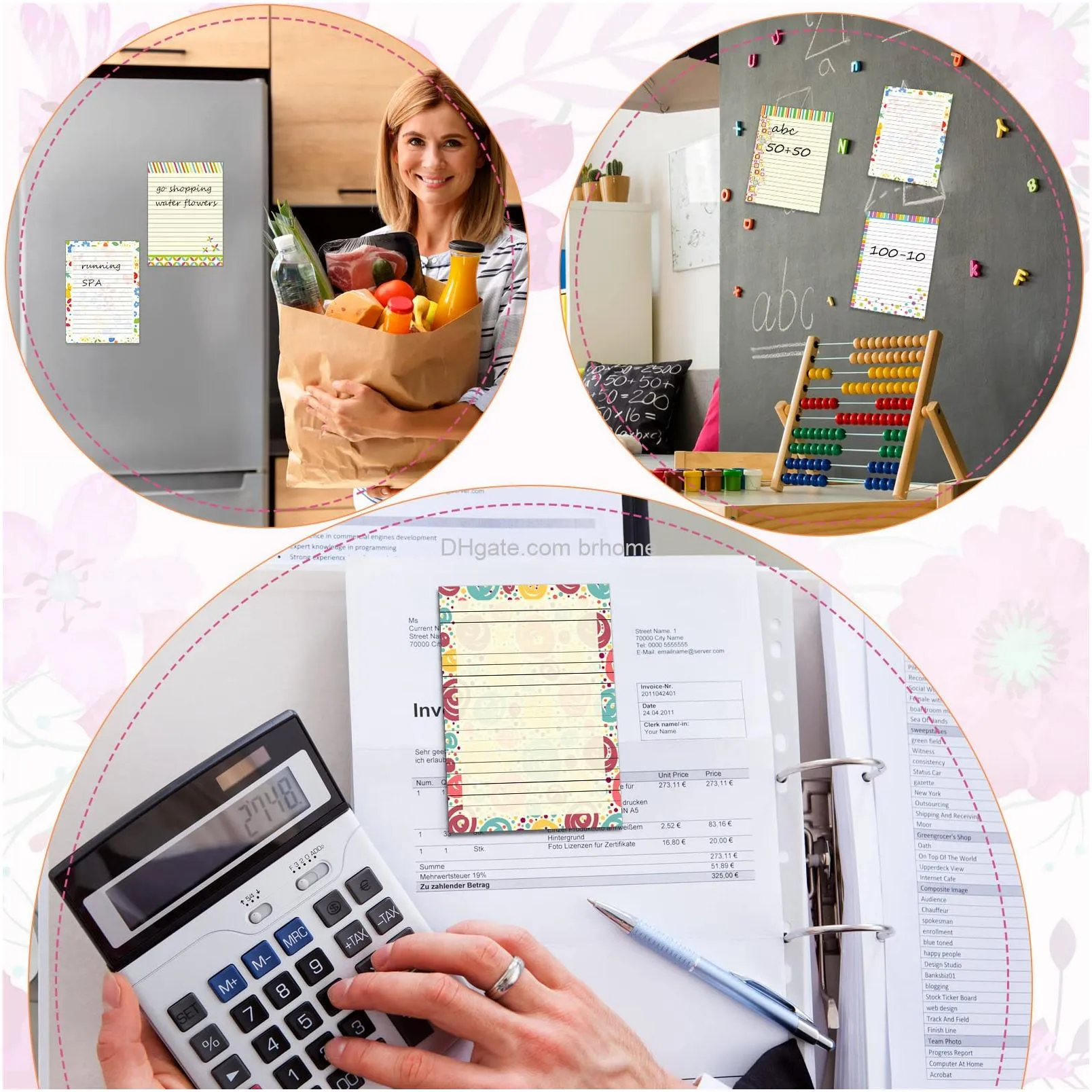 DHgate.com:Cute Note Pads for Women, Assorted Notepads with Fun Pattern ...