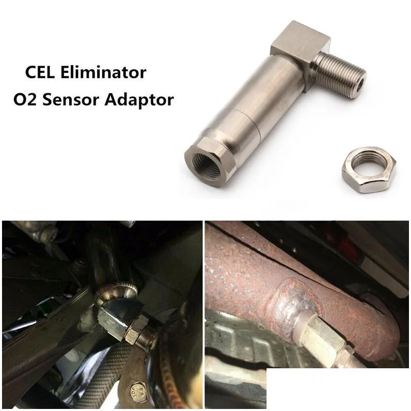 DHgate.com:M18X1.5 90 Degree Angled O2 Sensor Spacer Adapter ...