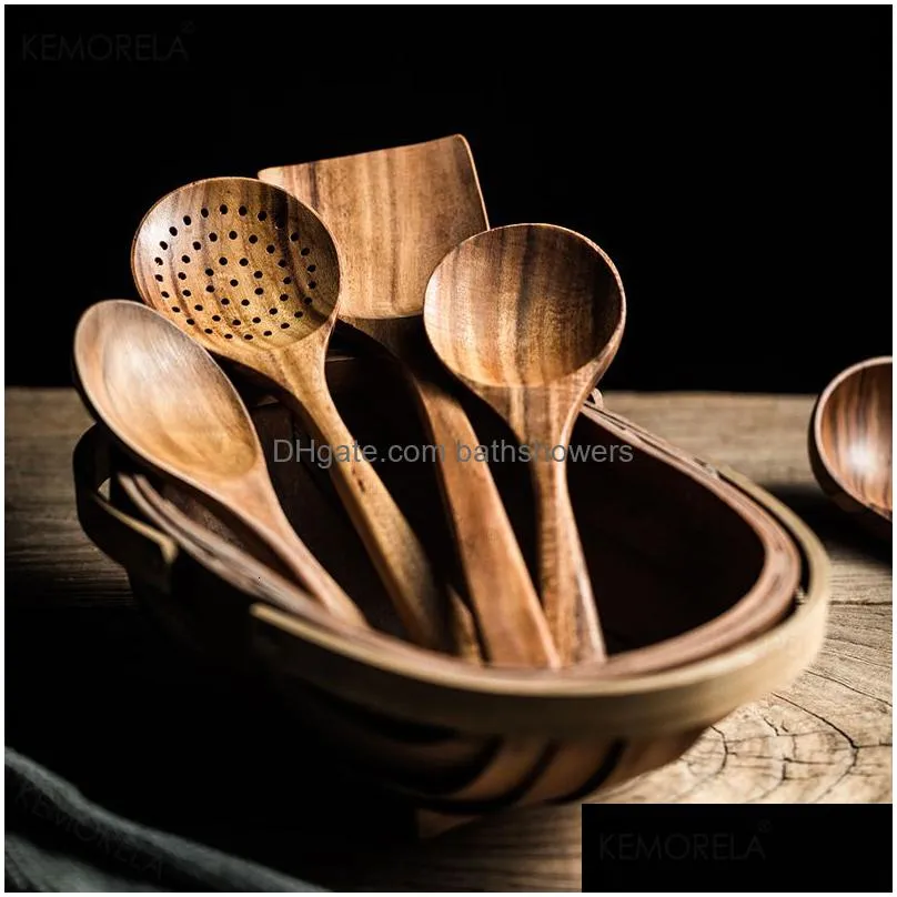 DHgate.com:Natural Teak Wood Kitchen Utensils - Spoons, Ladle, Turner ...