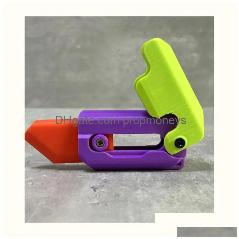 DHgate.com:Carrot Keychain Fidget Toy: Stress Relief Push Card Game for ...