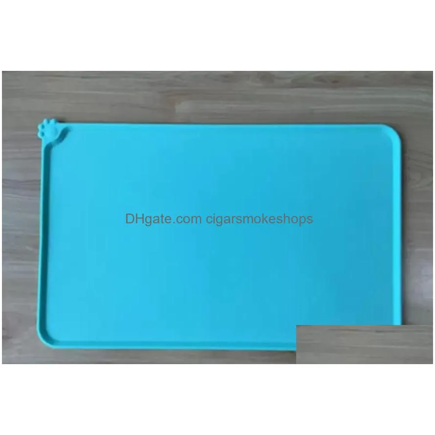 DHgate.com:Dog Bowls Feeders Sile Pet Mat, Waterproof Food Pad Bowl ...