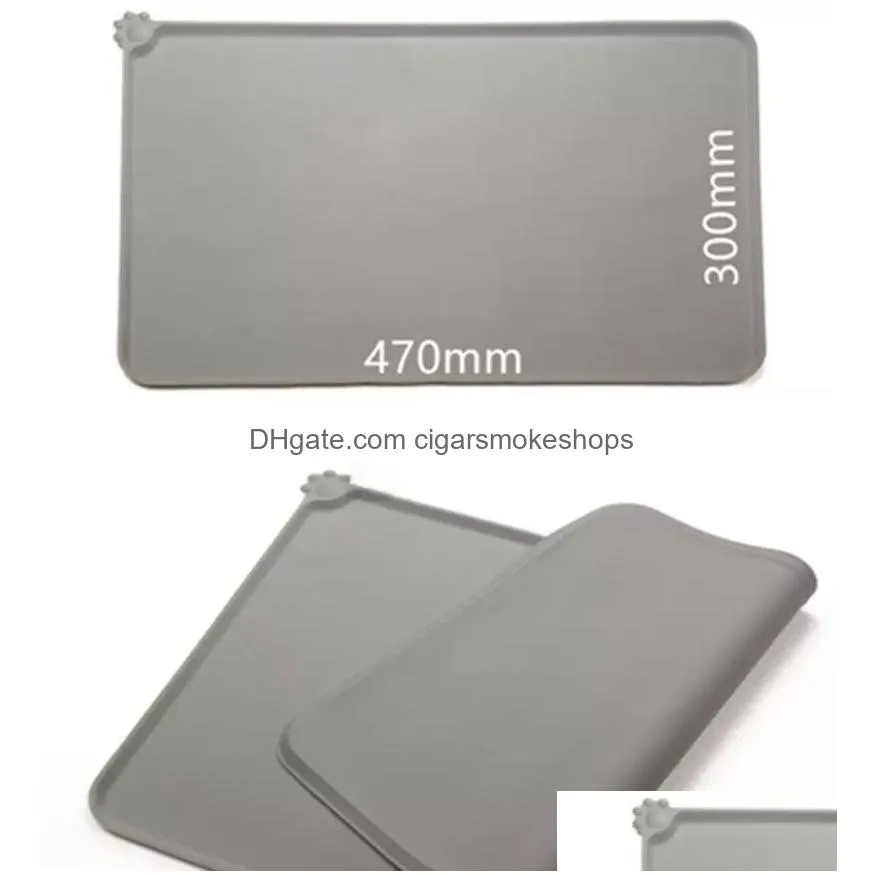 DHgate.com:Dog Bowls Feeders Sile Pet Mat, Waterproof Food Pad Bowl ...