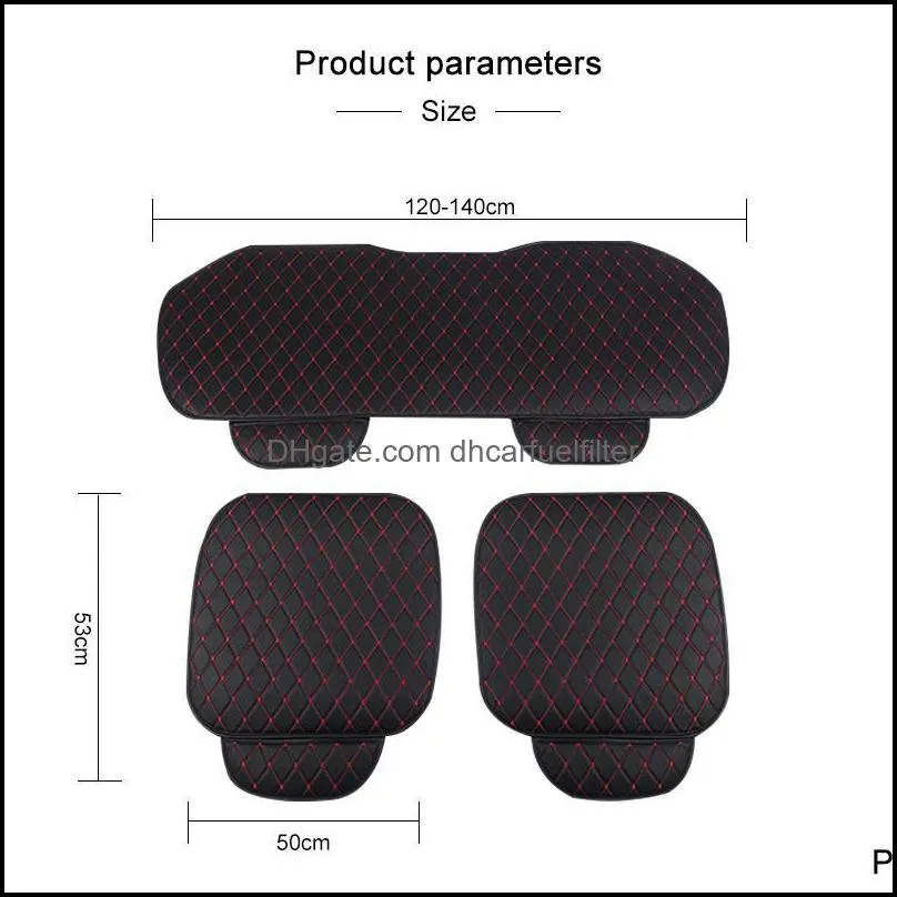 Leather Autozone Seat Covers Set Front, Rear, And Backseat Cushioning ...