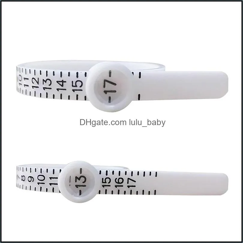 Ring Sizers Reusable Finger Size Measuring Tape With Magnified Glass ...