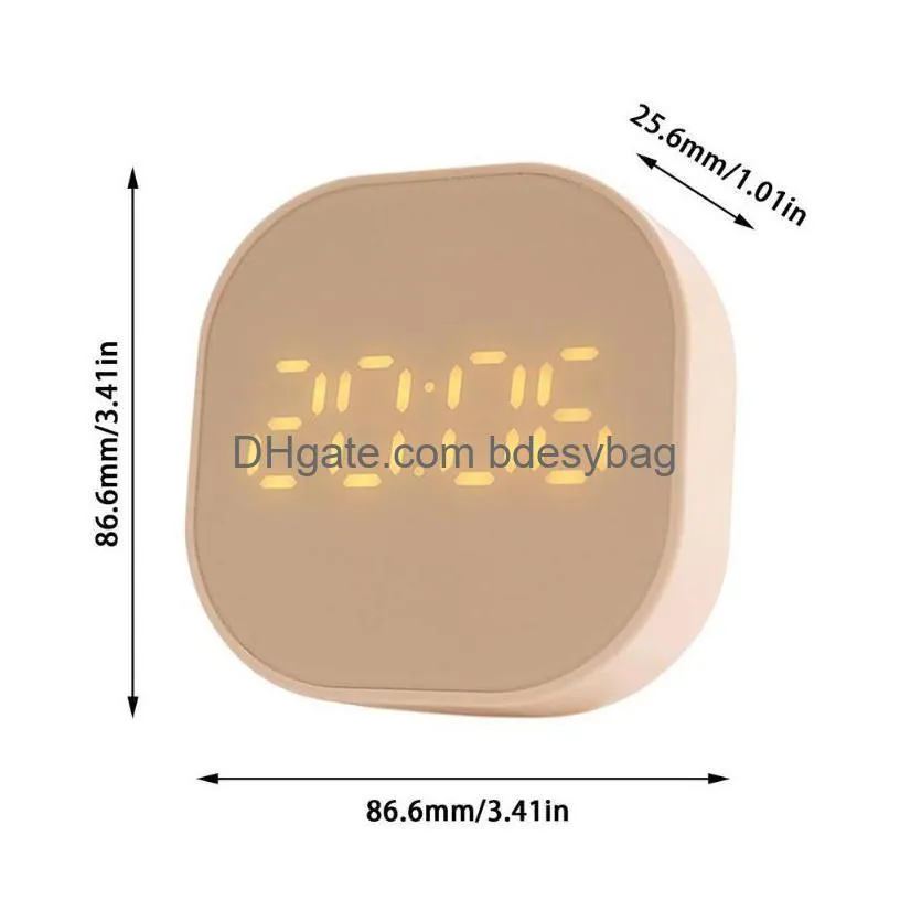 Bedside Table Clock Digital Clock Bedside Clear Display Alarm For Room ...