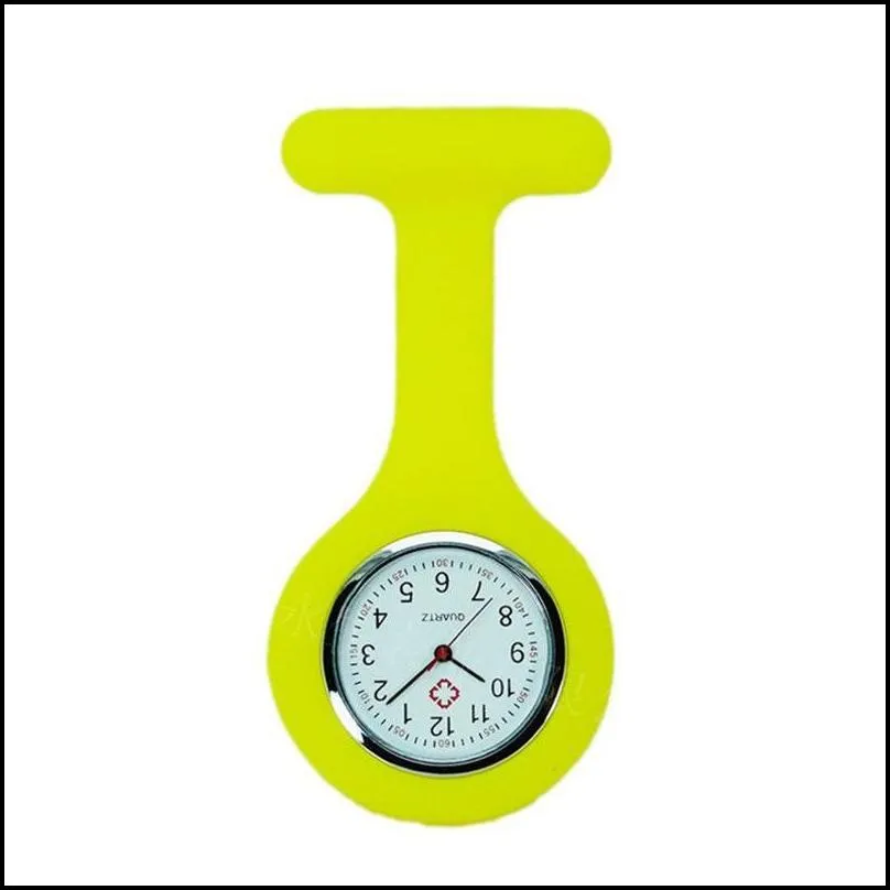 Nurse Nurse Pocket Watch Clocks With Silicone Clip Brooch Key Chain ...