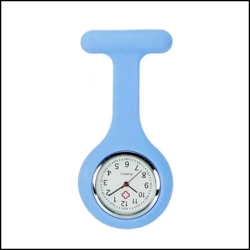 Nurse Nurse Pocket Watch Clocks With Silicone Clip Brooch Key Chain ...