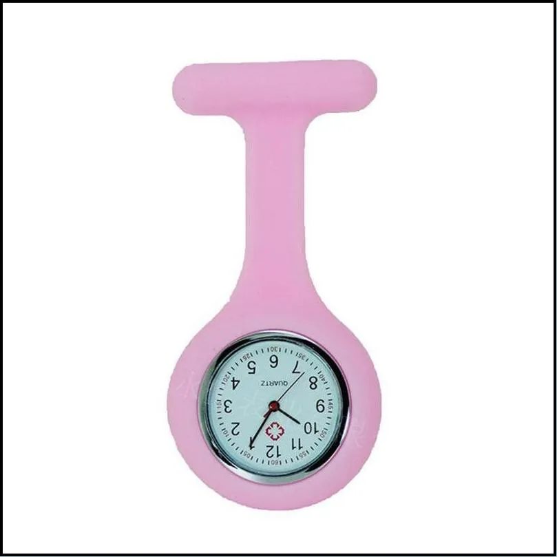 Nurse Nurse Pocket Watch Clocks With Silicone Clip Brooch Key Chain ...