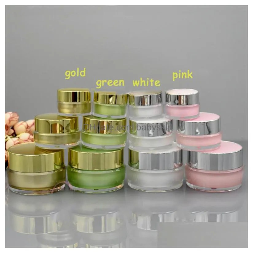Wholesale Shiny Acrylic Plastic Glass Containers For Creams Wholesale ...