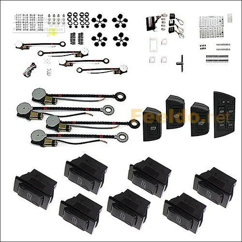 Car Universal Power Window Kits System For 4 Doors ,Used For Nearlly ...