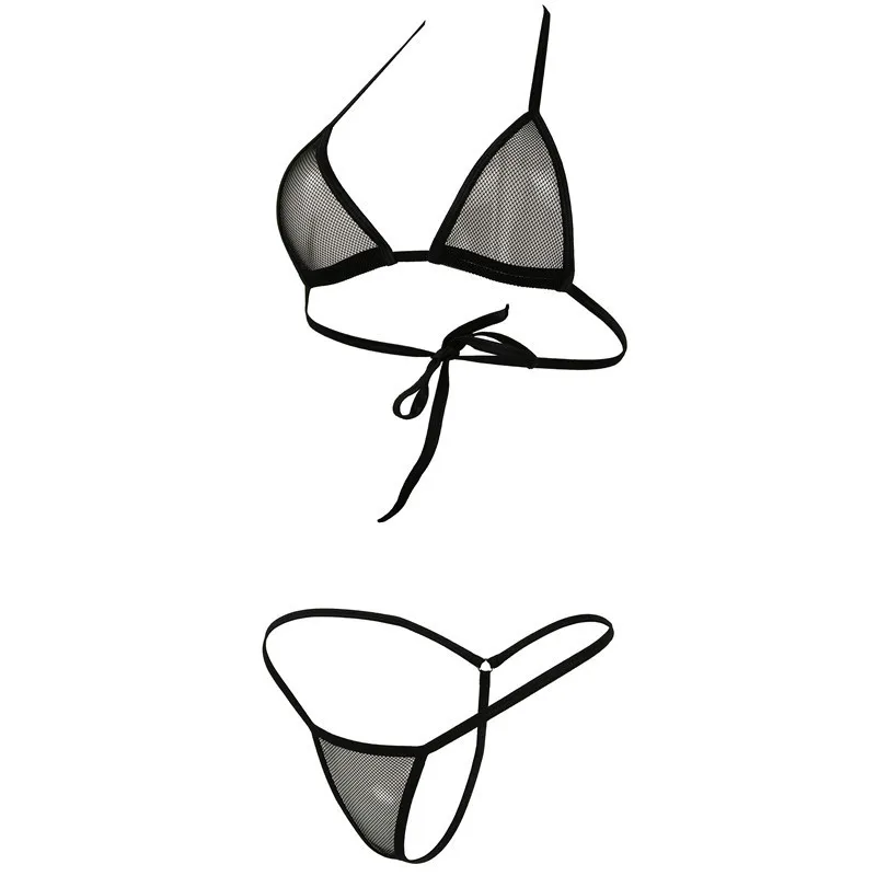 See Through Bikinis Women's Mini Micro Bathing Suit Sheer Micro Bikinis ...