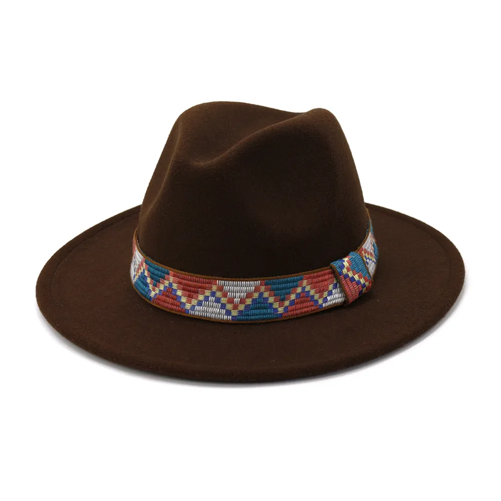 Lime Green Wide Brim Country Fedora Hat For Men And Women Casual Wool ...