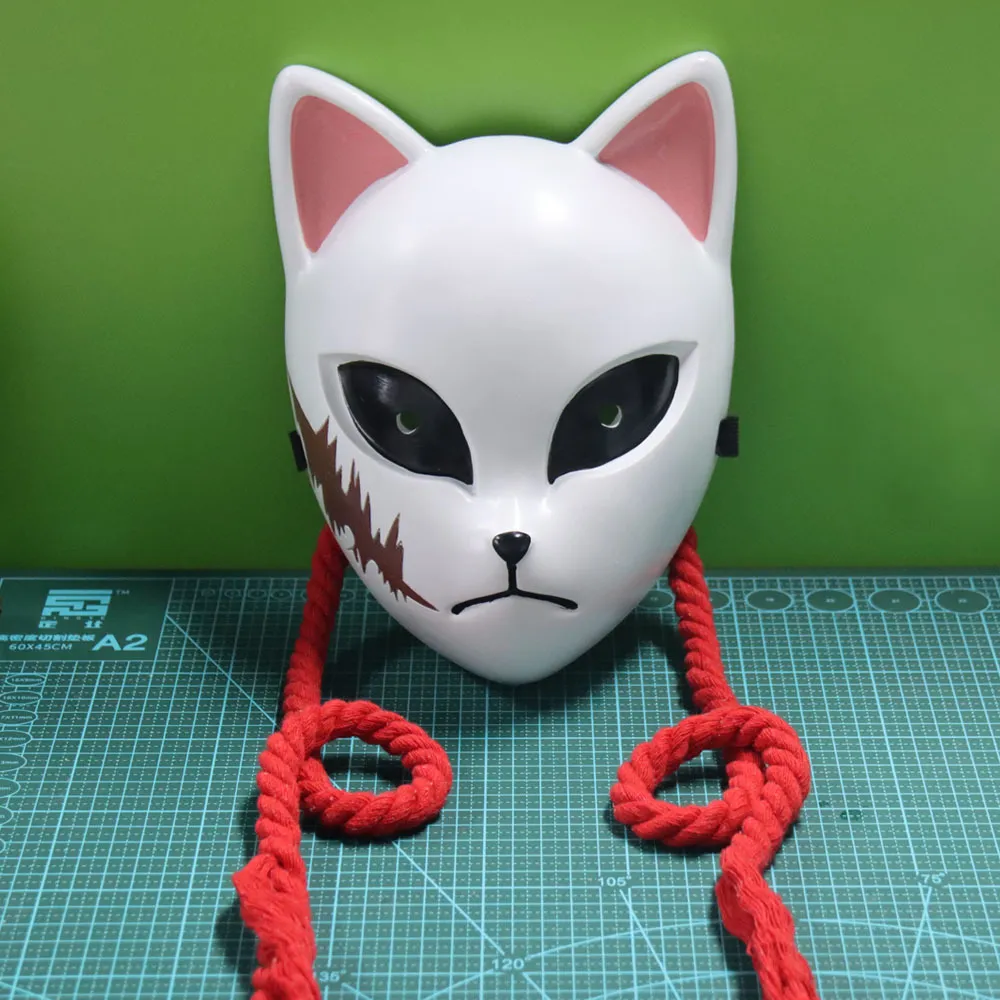 Anime Sabito Kamado Tanjirou Resin Mask Cosplay Demon Slayer Kimetsu No ...