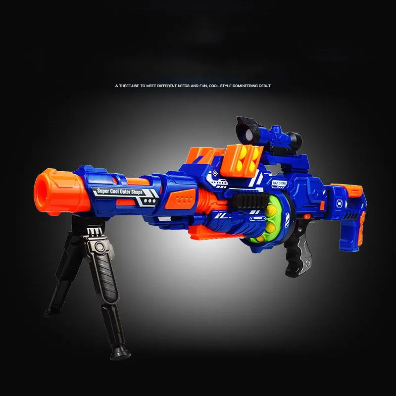 Electric Firearm Toy Guns For Boys With Soft Bullet Machine Submachine ...