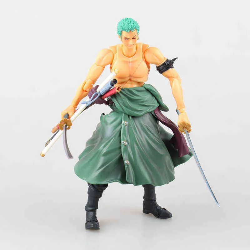 Movable Roronoa Zoro Pvc Action Figure DIY Assemble Model Toy For Boys ...