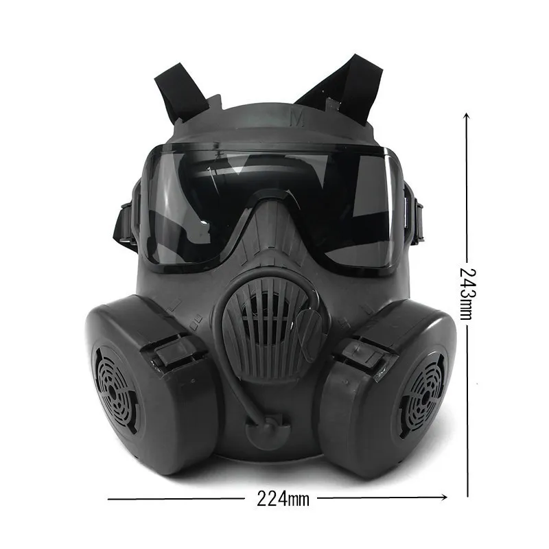 DC 15 M50 Full Face Airsoft Skull Half Mask For Halloween Cosplay And ...