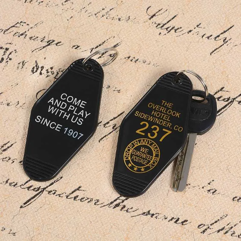 CO Inspired Hotel Room Custom Motel Keychains With Overlook And ...
