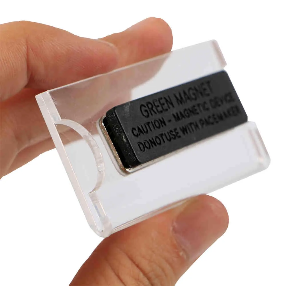 Clear Acrylic Name Badge Holder - Magnetic or Pin Attachment, Reusable ...